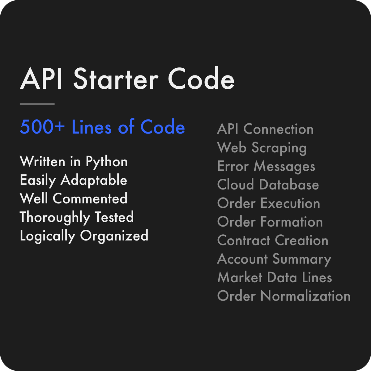 Starter Code – The Quant Academy